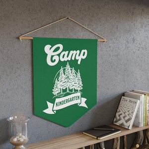 Camp Kindergarten Classroom Tapestry, Classroom Decor, Camping Theme ...