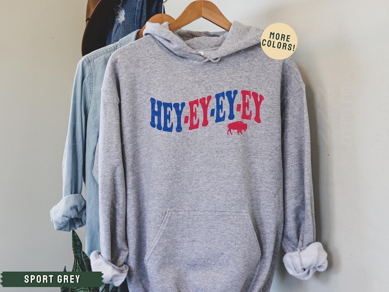 Hey Ey Ey Ey Hoodie Let's Go Buffalo Sweatshirt Buffalo - Etsy