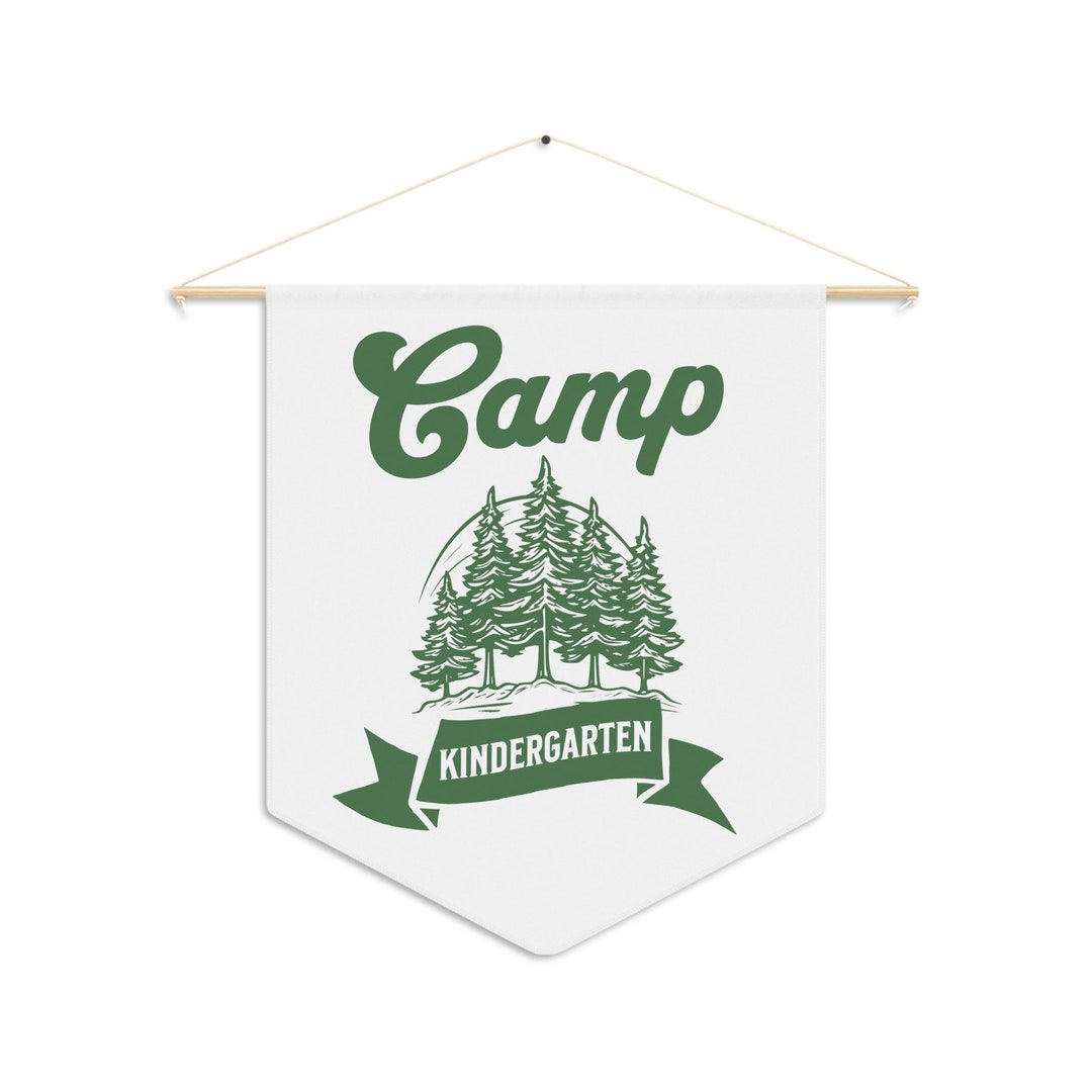Camping Classroom Tapestry, Custom Classroom Decor, Camping Theme ...