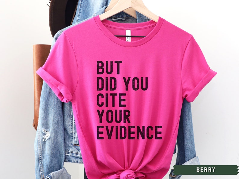 English Teacher Shirt, Cite Your Evidence T-shirt, Grammar Shirt ...