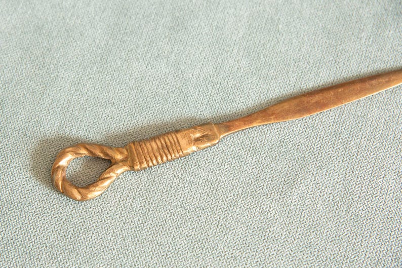 Vintage Athame Dagger, Altar Ritual Ceremonial Knife, Ornate Letter ...