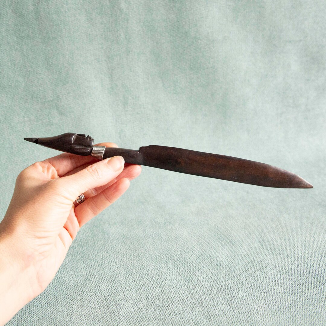 Vintage Wood Athame Dagger, Altar Ritual Ceremonial Dagger, Ritual ...