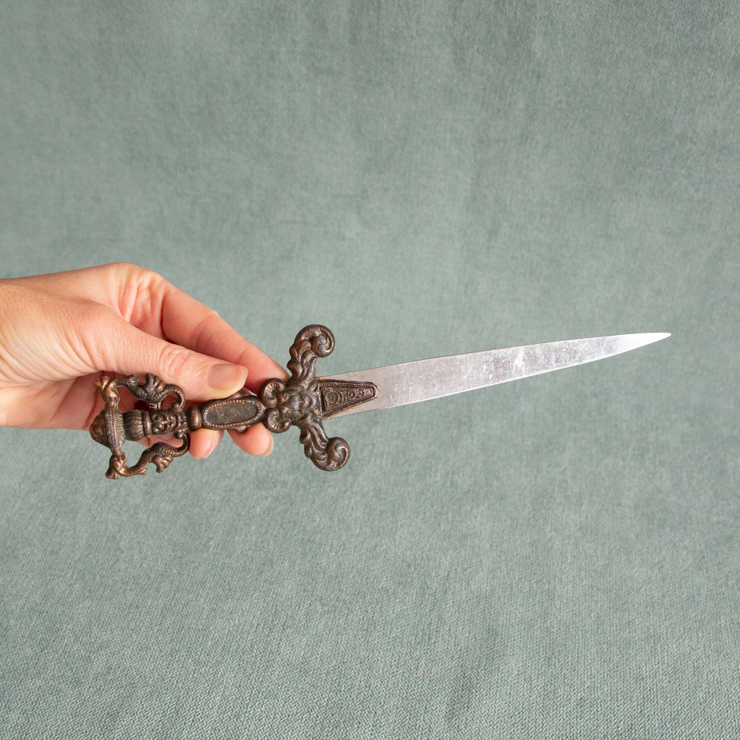 Vintage Athame Dagger, Altar Ritual Ceremonial Dagger, Ritual Knife ...