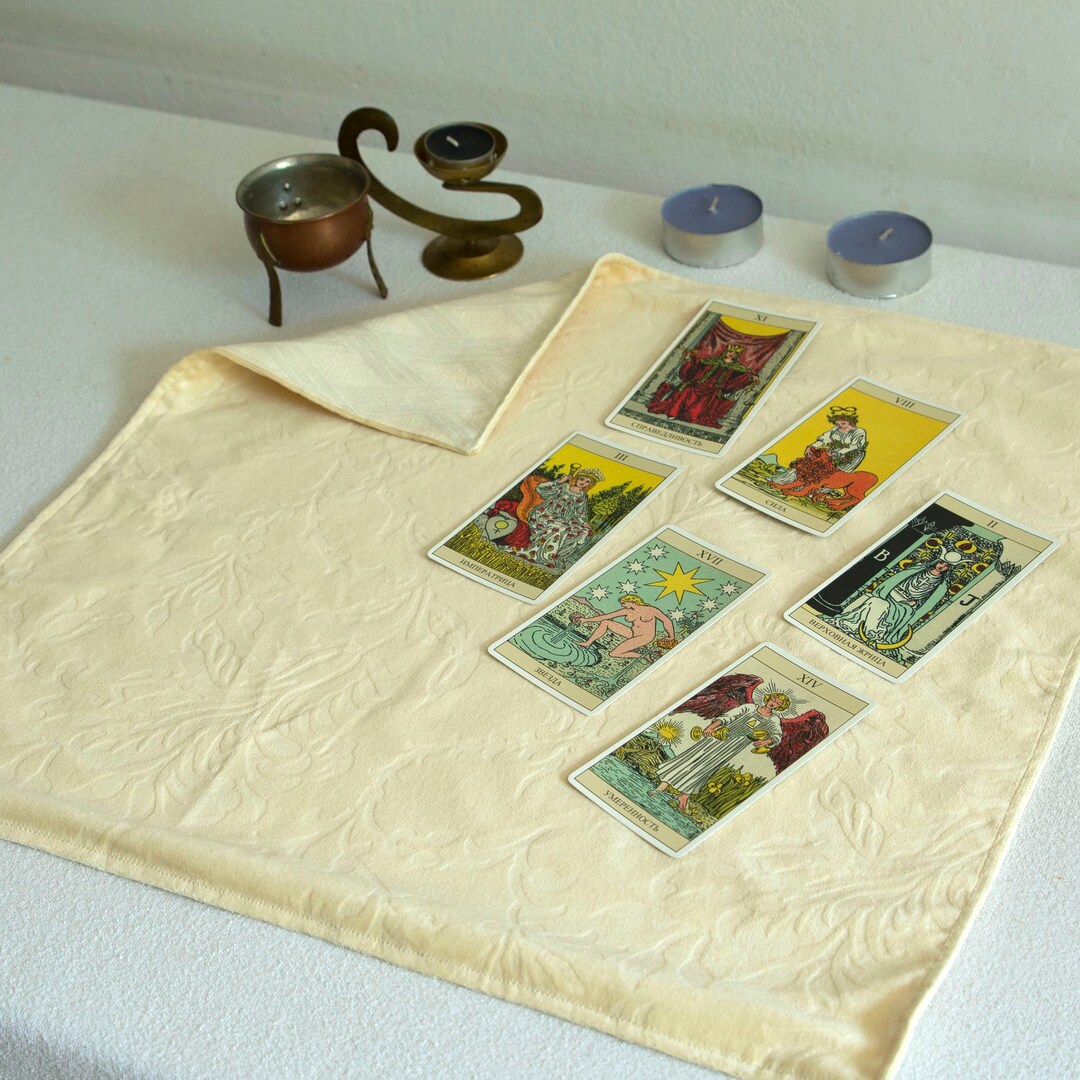 Altar Tarot Cloth, Double Sided Altar Cloth, Altar Decor, Divination ...