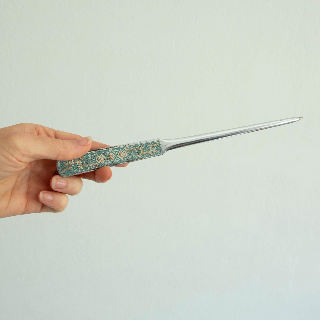 Vintage Athame Dagger, Ornate Ritual Letter Opener, Ceremonial Altar ...