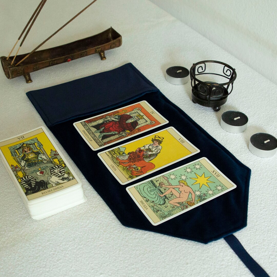 Tarot Wrap, Tarot Card Bag, Tarot Case, Tarot Deck Pouch, Velvet Purse ...