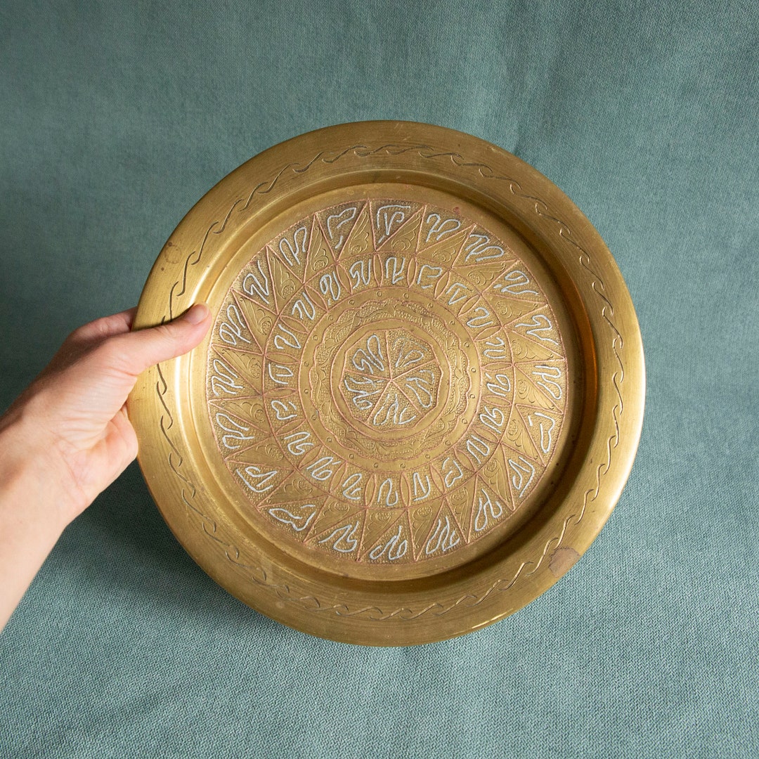 Altar Offering Plate, Witch Cauldron, Ritual, Vintage Brass Spell Bowl ...