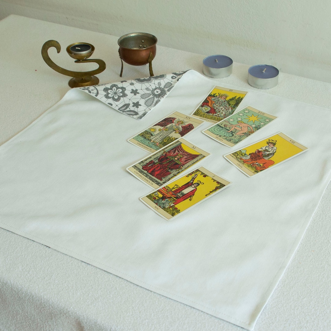 Altar Tarot Cloth, Altar Decor, Double Sided Altar Cloth, Divination ...