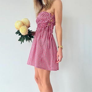 Holiday Side Tie Dress | PDF Sewing Pattern | Tie Detail, Ruched Style ...
