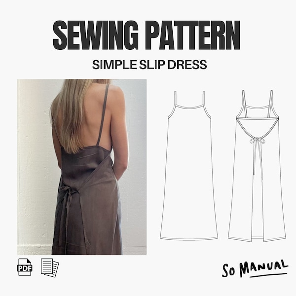 Slip Dress Sewing Pattern - Etsy