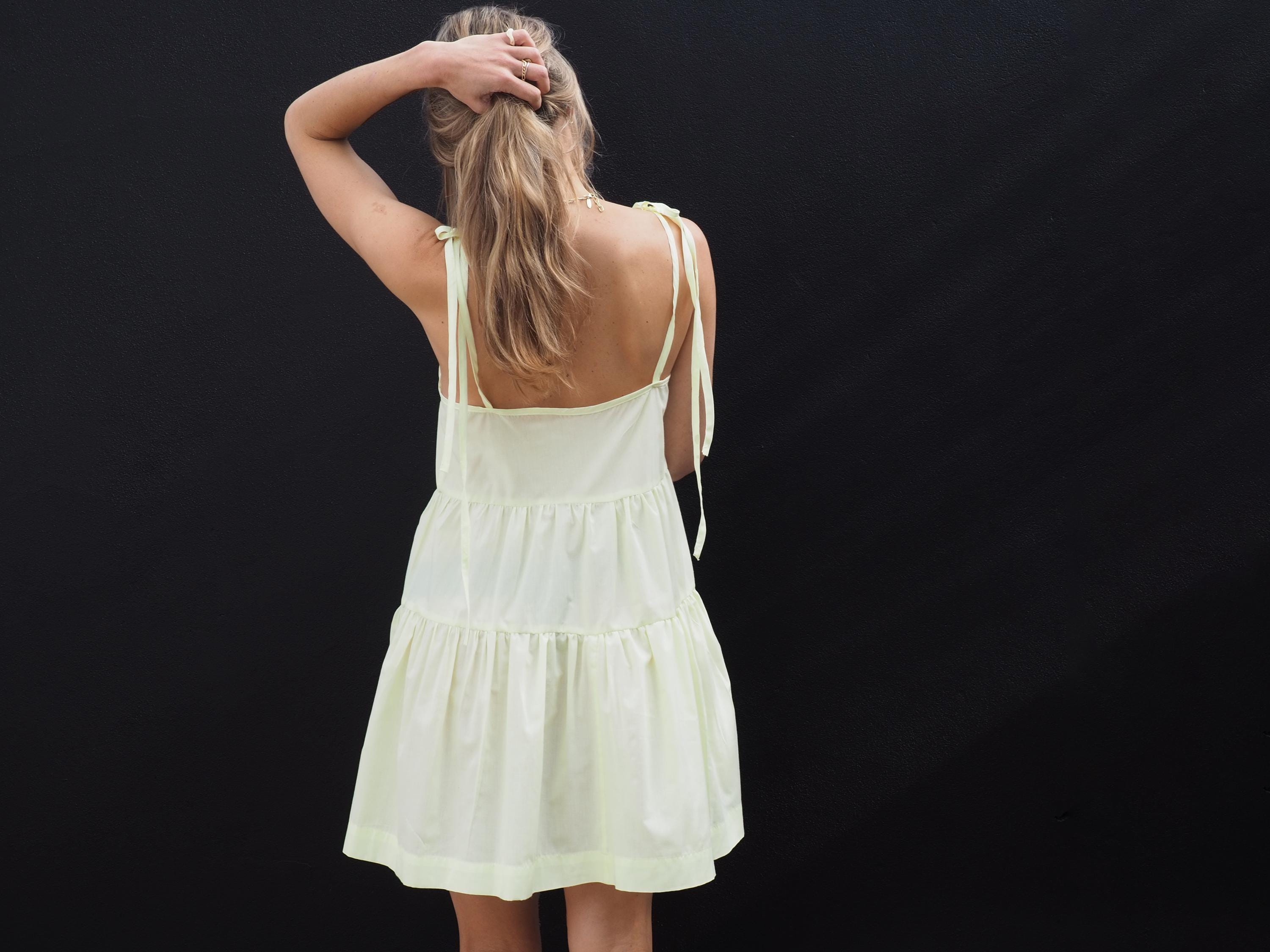 Cami Tiered Sundress PDF Sewing Pattern | Strappy Tiered Summer Midi or ...