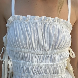 Holiday Side Tie Dress | PDF Sewing Pattern | Tie Detail, Ruched Style ...