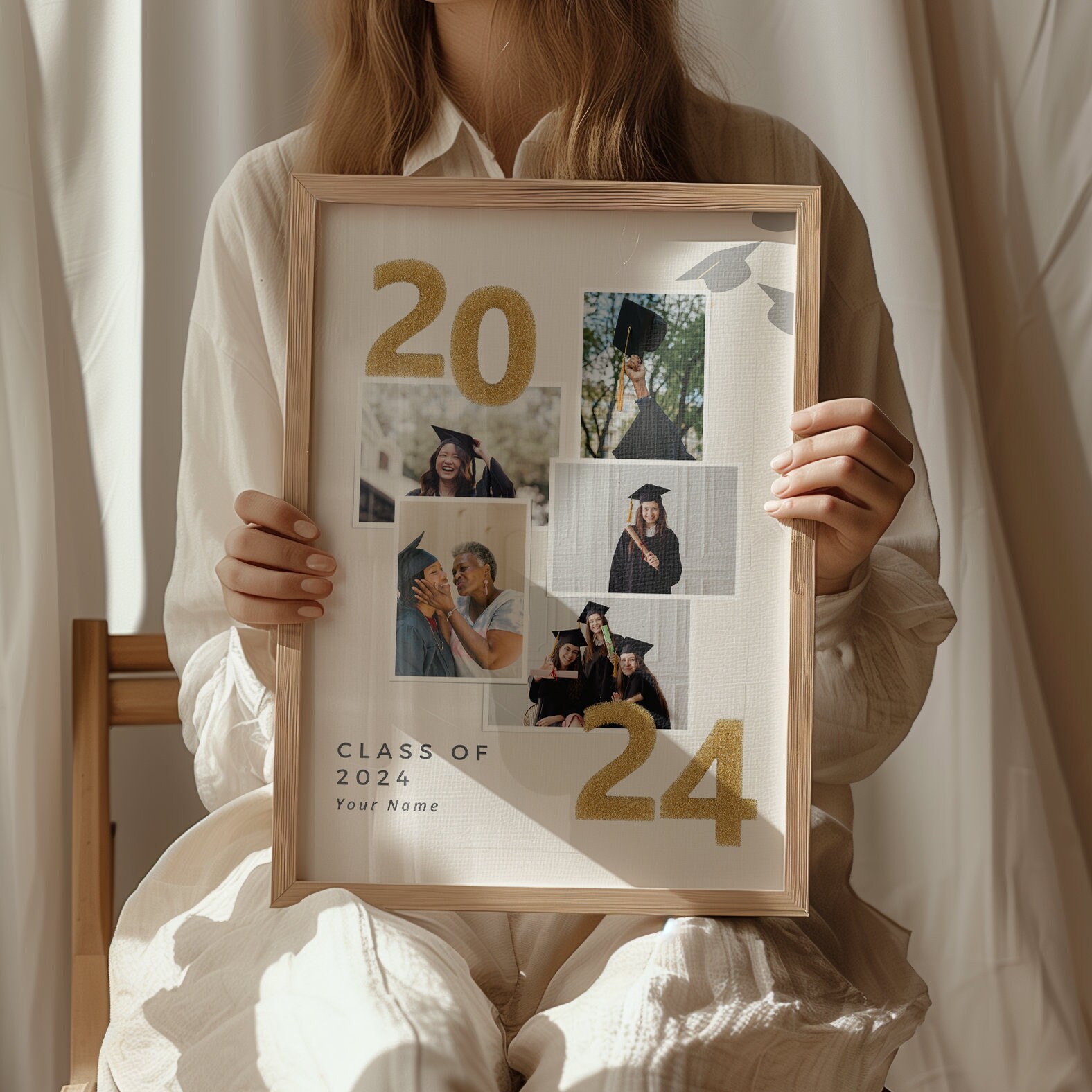 Personalized Graduation Photo Collage: Class of 2025 Gift, Graduation ...