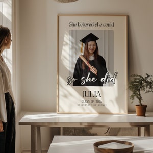 Personalized Photo Graduation Welcome Sign DIGITAL Wall Art Graduation ...