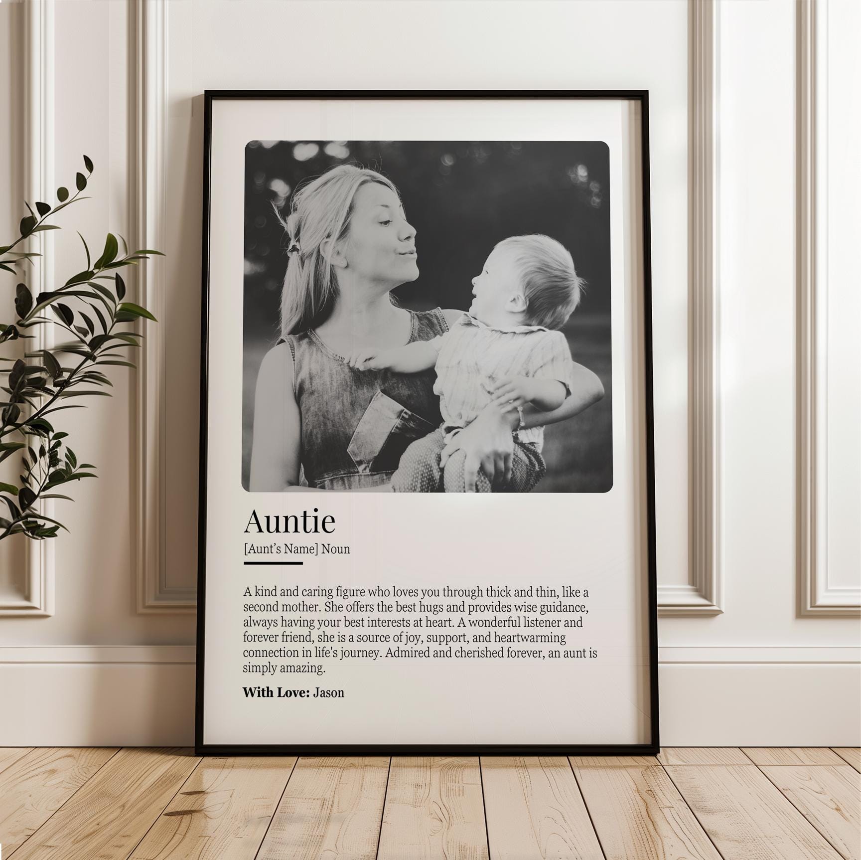 Personalised Auntie Definition Print (digital Download), Gift From ...