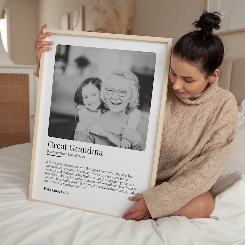 Printable Great Grandma Definition Wall Art Grammy Definition Print ...
