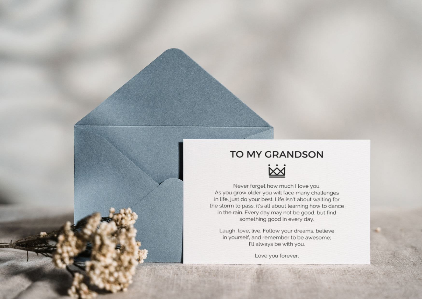 Letters to My Grandson Gift From Grandmother to Grandson Memory ...