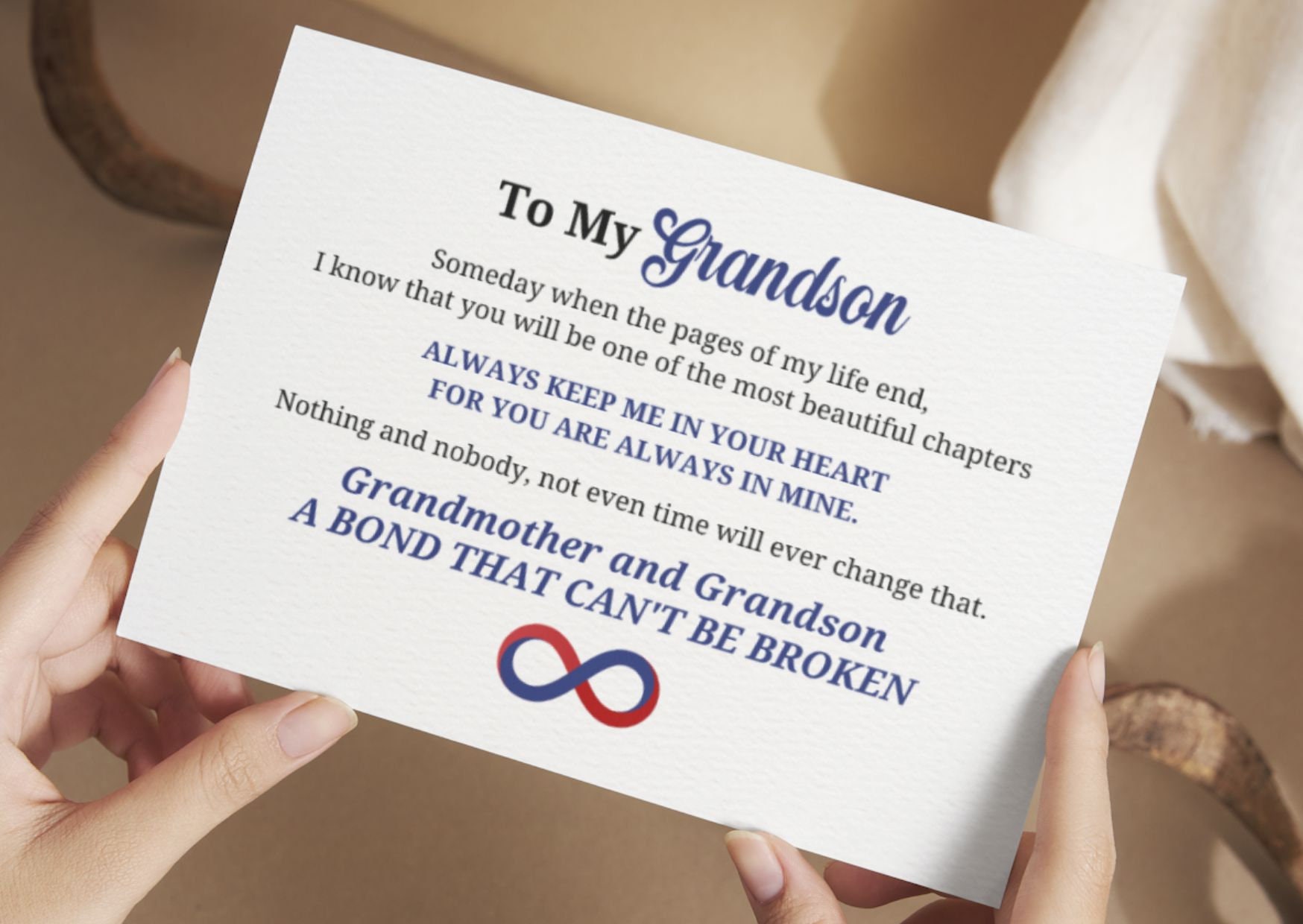 To My Grandson Poem Print Verse Saying Gift Present DIGITAL DOWNOAD ...