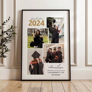 Personalized Graduation Photo Collage: Senior Class Gift, Welcome Sign ...