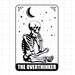 The Overthinker Tarot Svg Png Overthinker Svg Skeleton Svg - Etsy