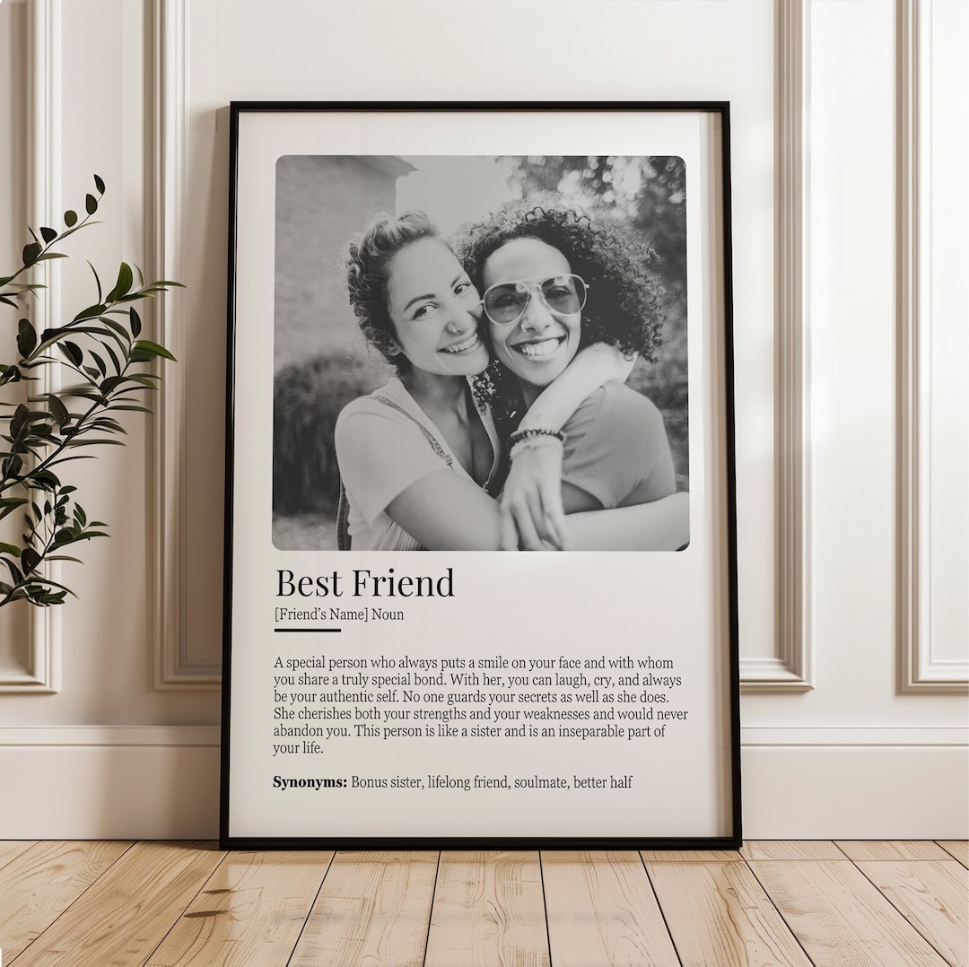 Personalized BEST FRIEND Definition Print (digital Download), Best ...