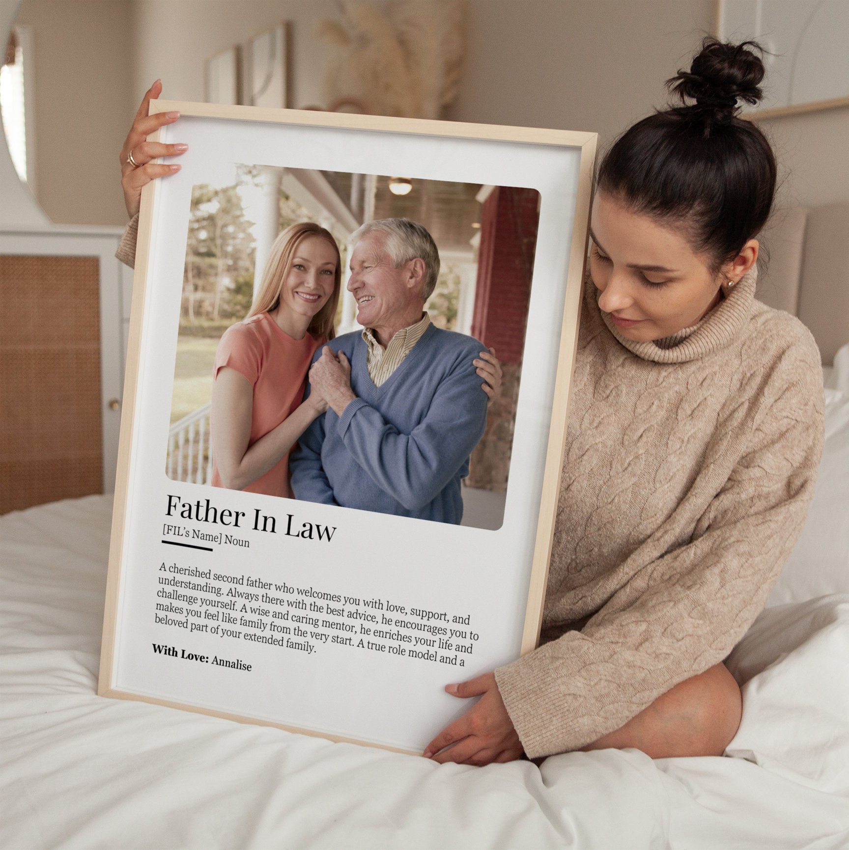 Personalized Father in Law Printable Wall Art DIGITAL Download, Father ...