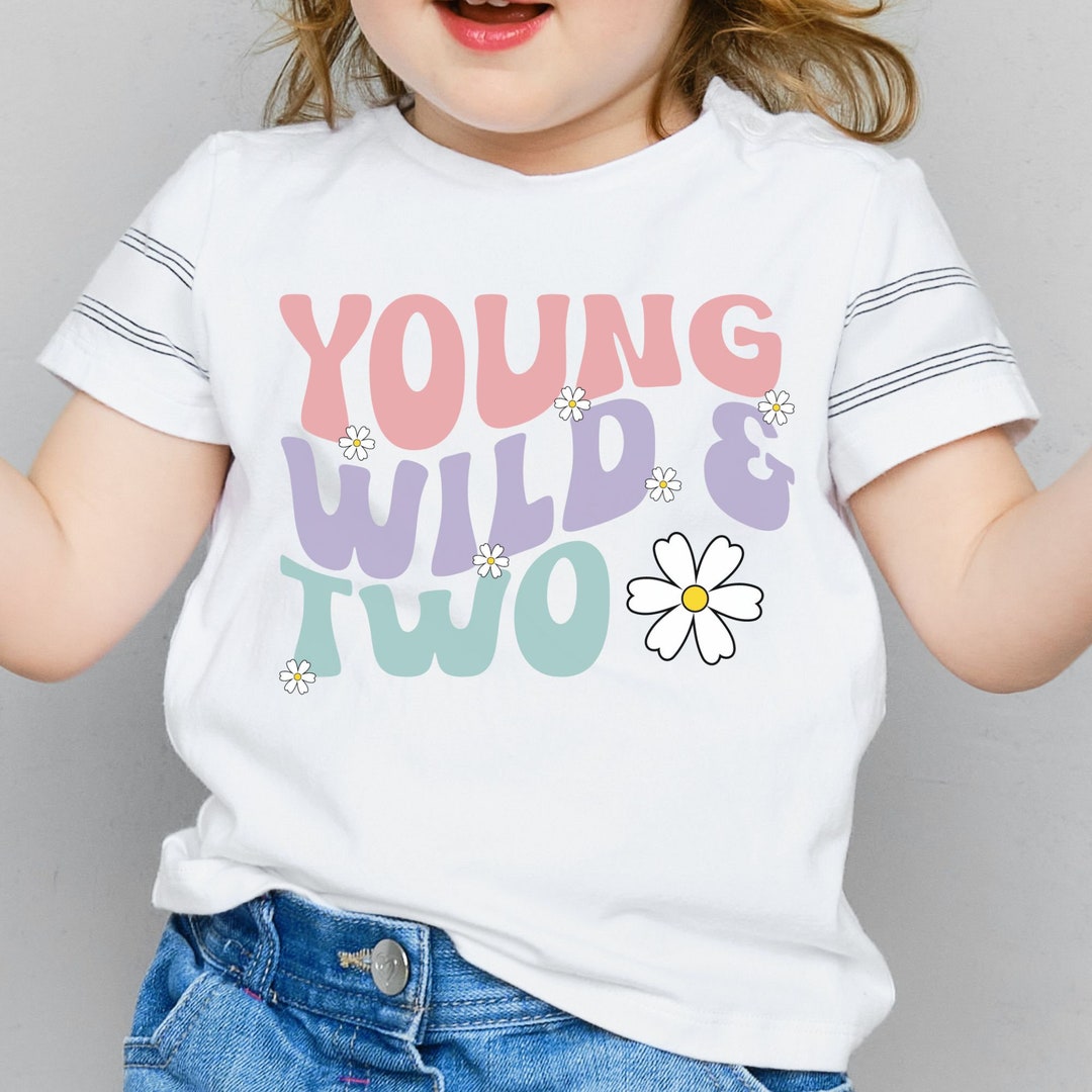 Young Wild and Two Shirt Svg Png, Jungle Birthday Party Wild Birthday ...