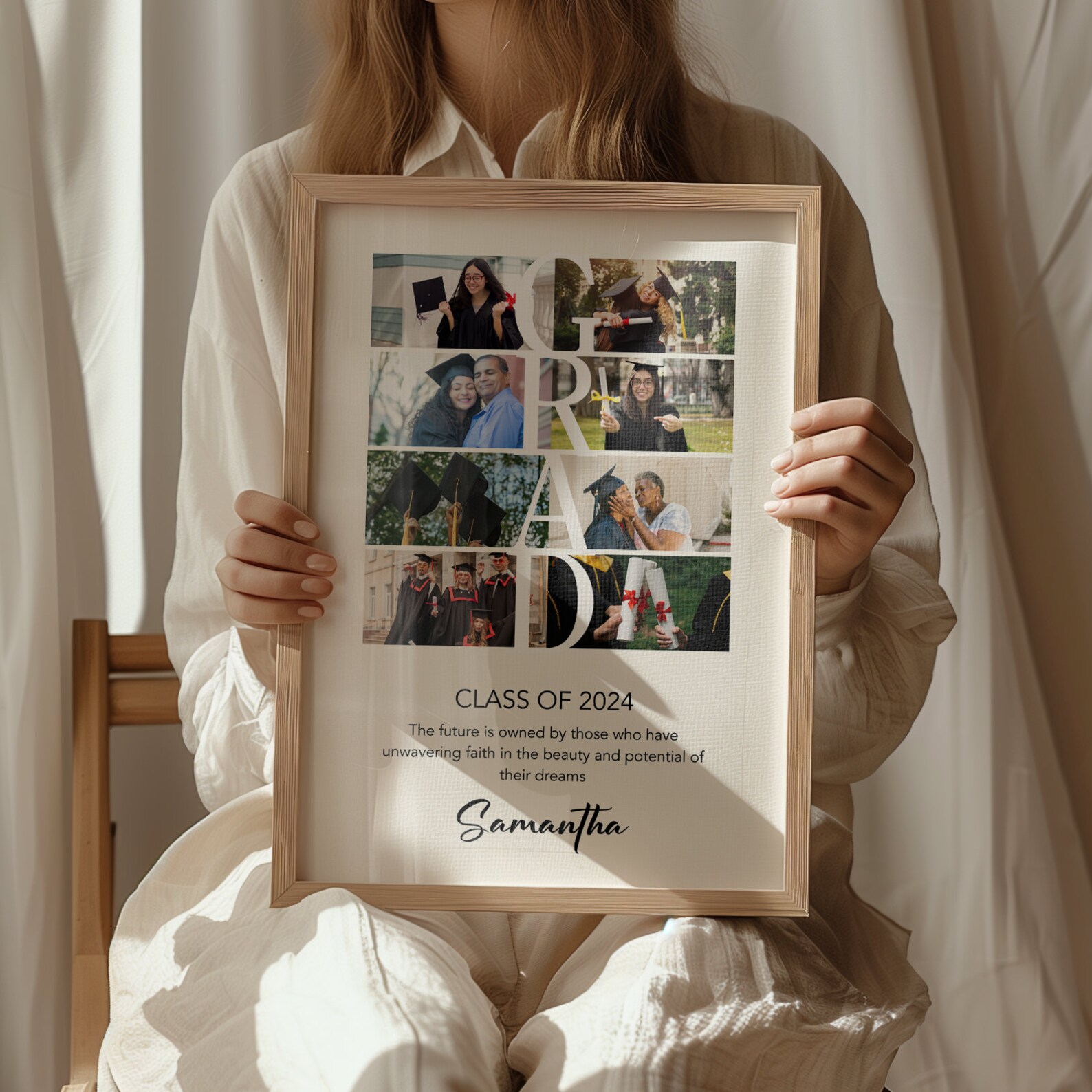 Personalized Graduation Photo Collage: Class of 2025, Graduation Party ...