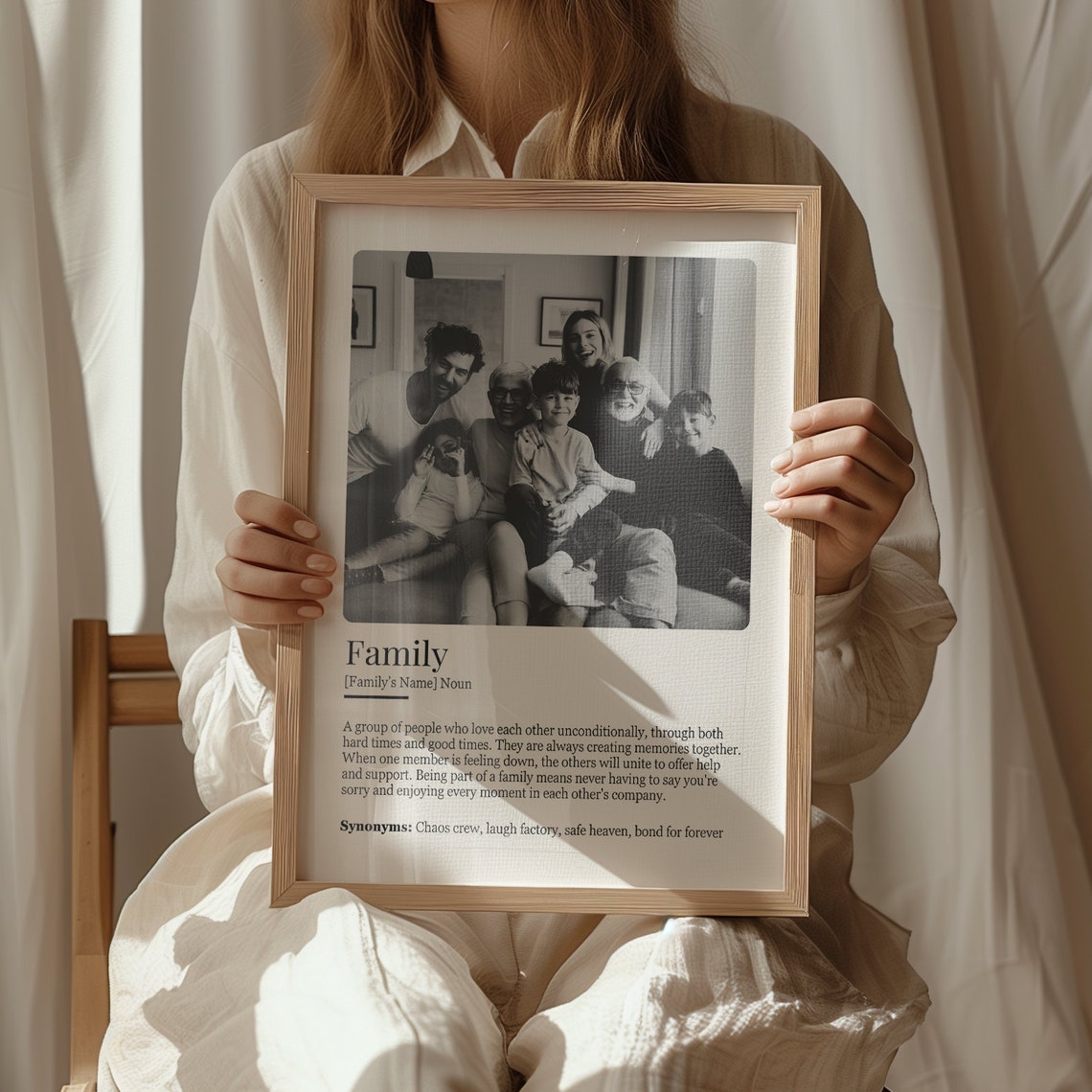 Personalised Family Definition Print Printable Wall Art Family ...