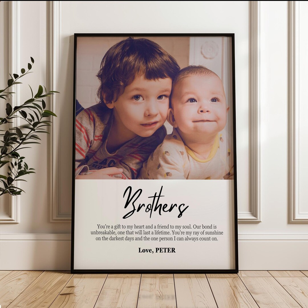 Personalized Brother Birthday Gift, Big Brother Siblings Gift, New Big ...