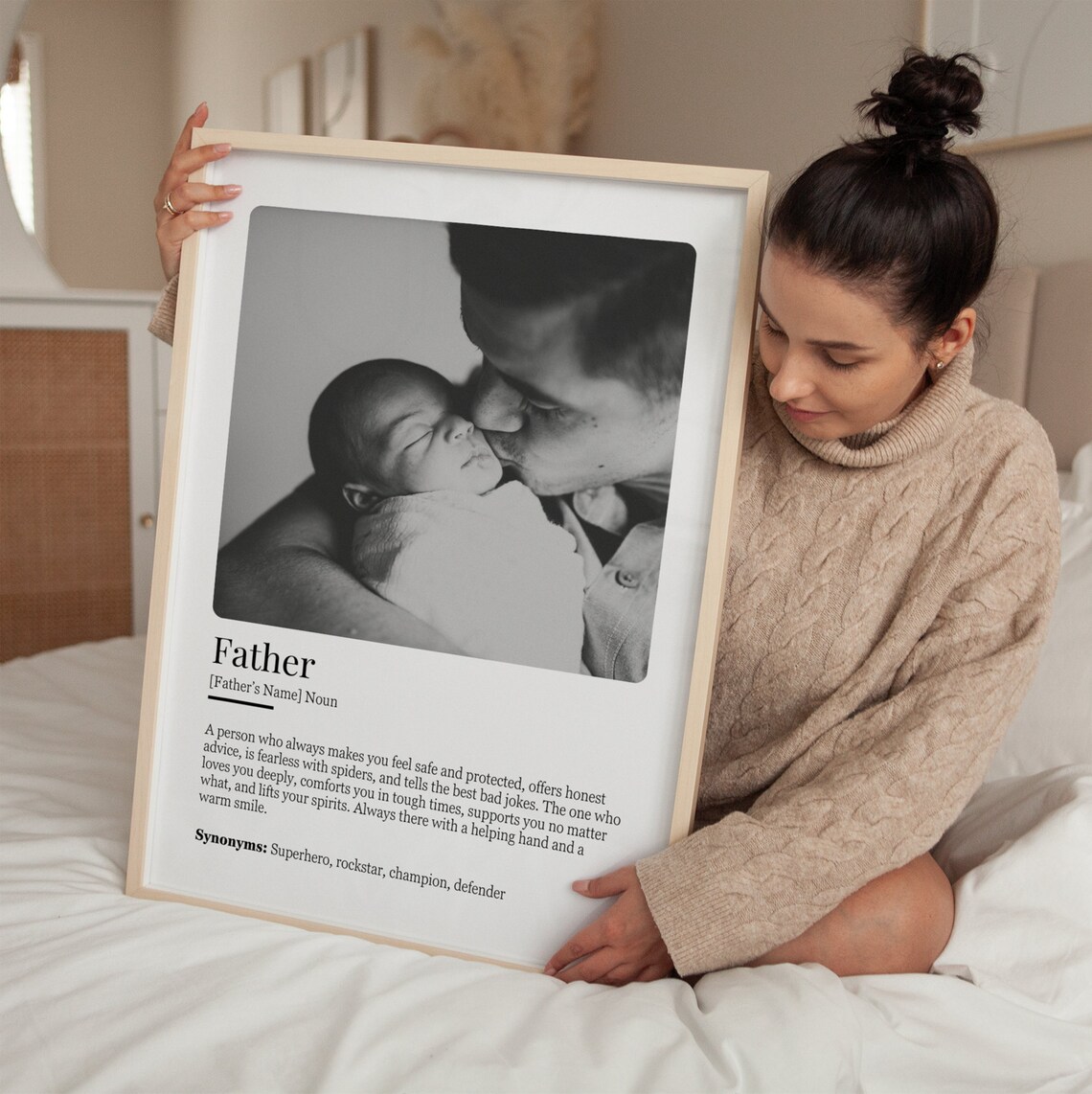 Personalized Dad Definition Print Gift From Daughter, Father Definition ...