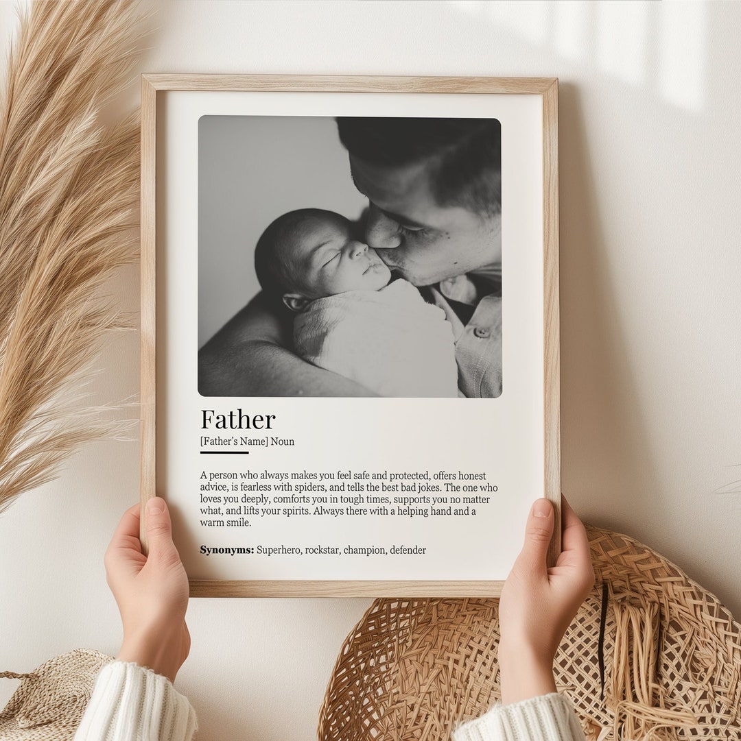 Personalized Dad Definition Print Gift From Daughter, Father Definition ...