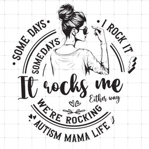Autism Mama Svg, Autism Mom Png Sublimation Design Autism Life Png ...