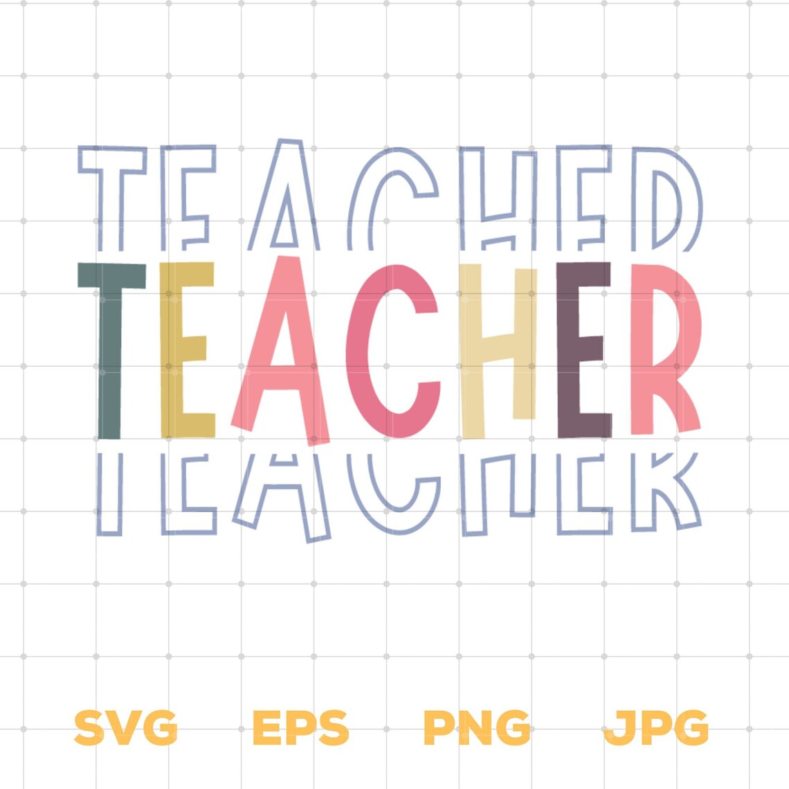 Teacher Split SVG Teacher Shirt Svg Teacher Happy Face Svg - Etsy