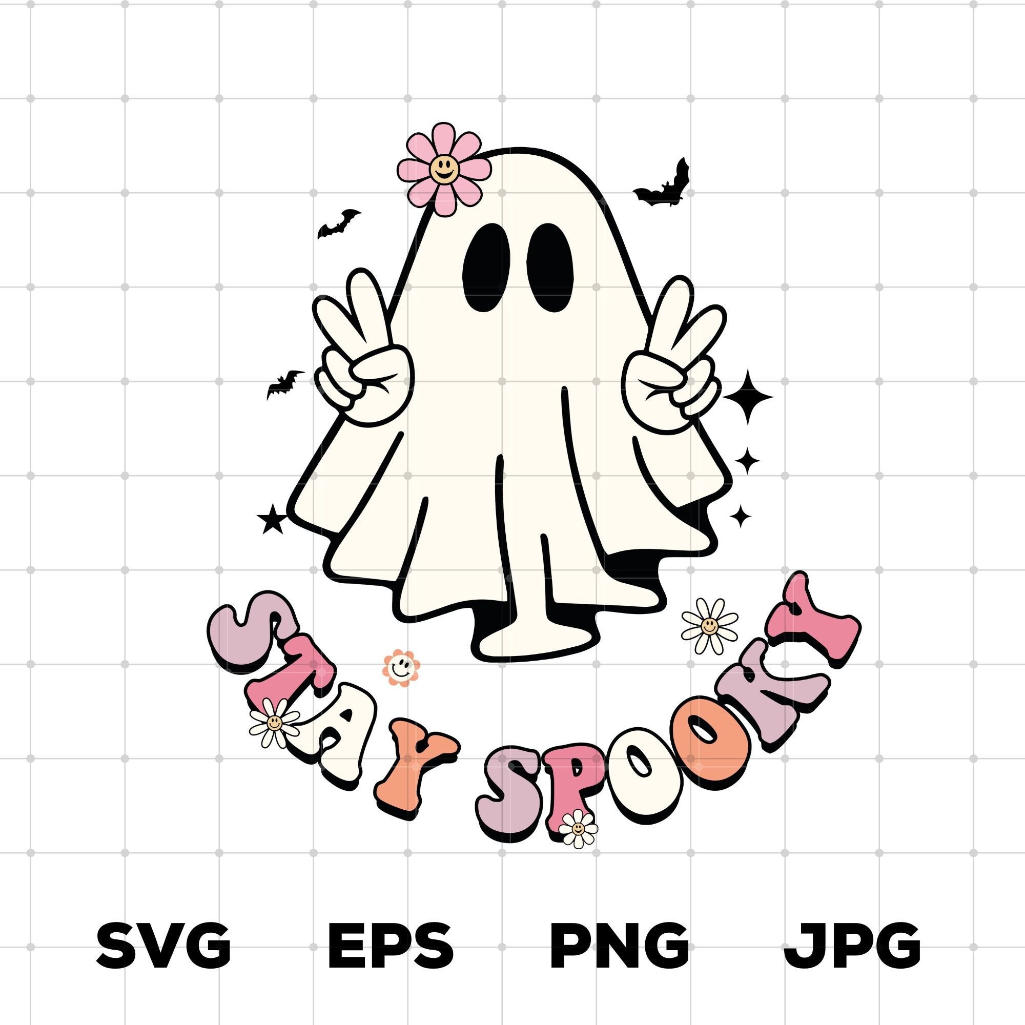 Stay Spooky Retro Halloween Png Svg Spooky Season Png - Etsy