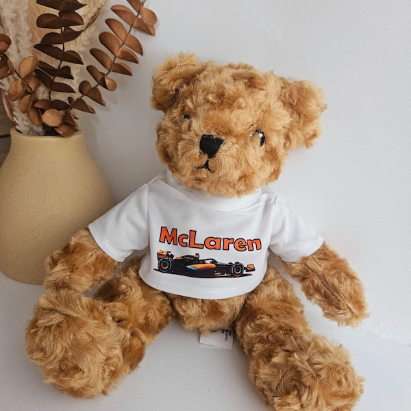 Formula 1 Teddy Bear - Etsy UK