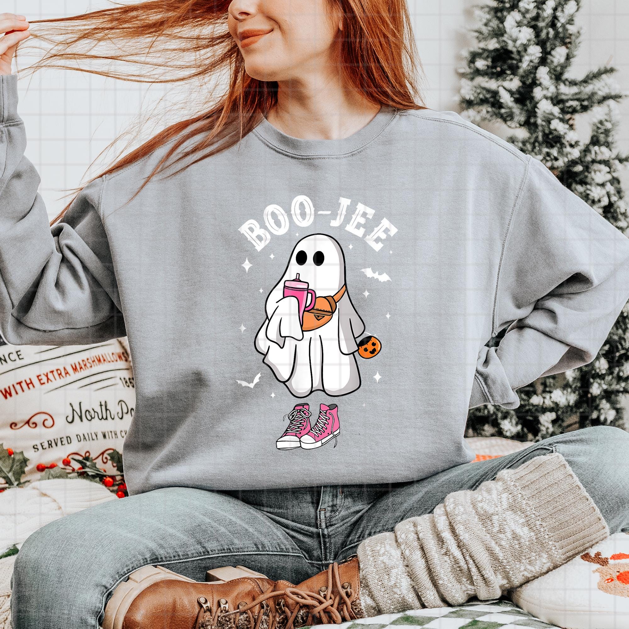 Halloween Boo-jee Ghost PNG, Cute Spooky Ghost PNG, Coquette Spooky ...