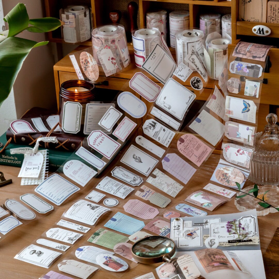 Writable Die Cut Paper Tape Cute Planner Tape Scrapbooking - Etsy