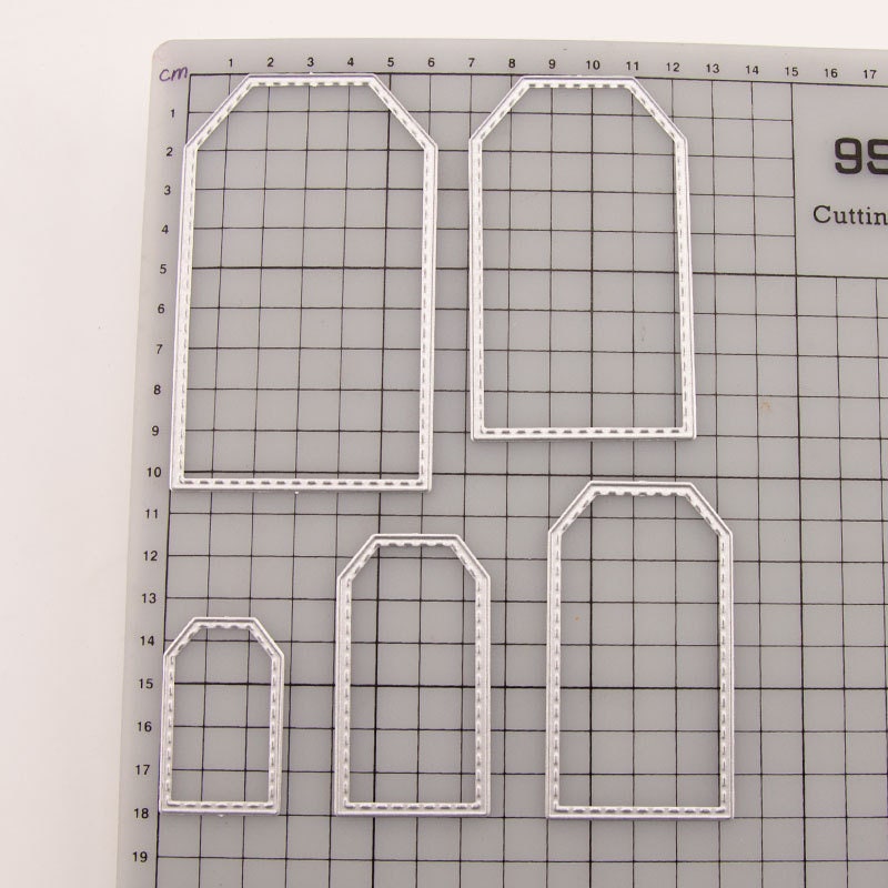 3D Gift Tags Bookmarks Metal Cutting Dies Scrapbooking Floral Steel ...