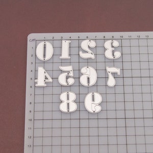 3D Capital Letters and Numbers Metal Cutting Dies Scrapbooking Floral ...