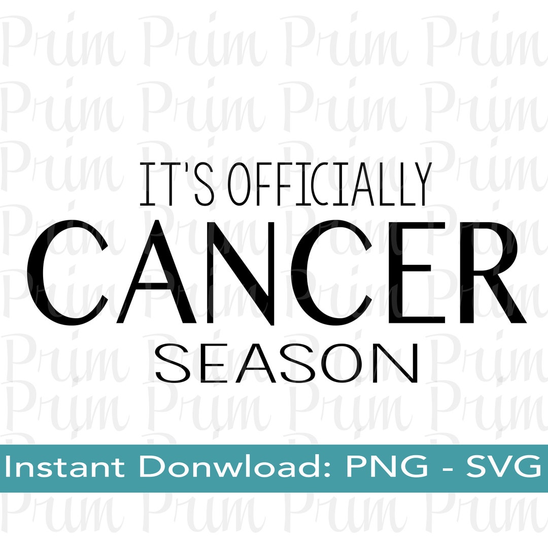 It's Officially Cancer Season PNG SVG | Constellation Zodiac Astrology ...