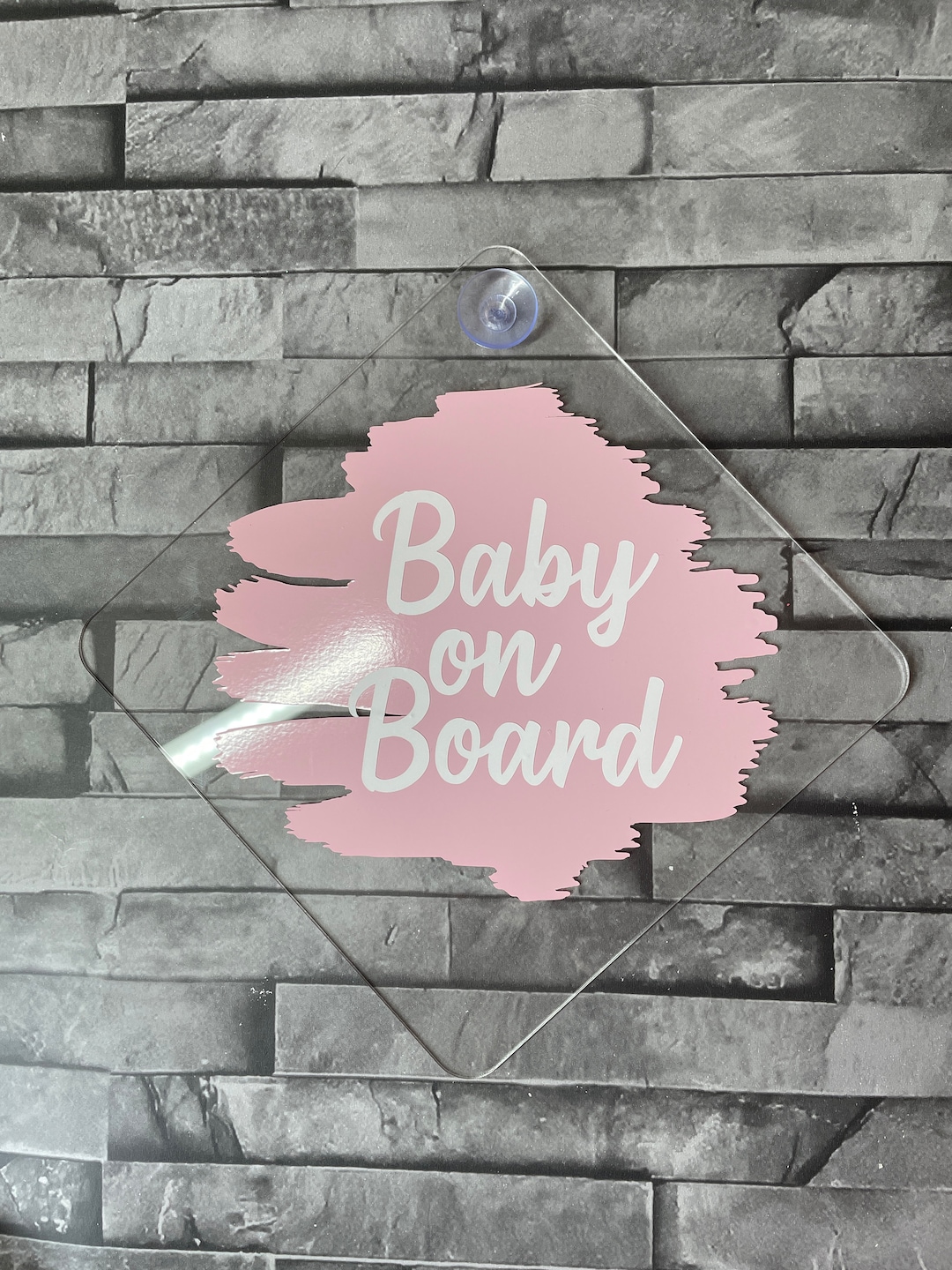 Personalized Baby on Board Sign, Glitter Baby on Board Sign, Baby ...