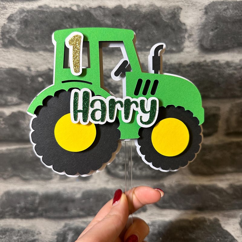 Tractor Cake.topper - Etsy UK