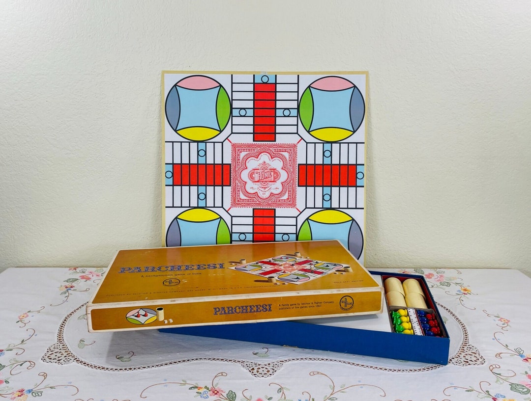 Parcheesi Game by Selchow & Righter Co, Bay Shore NY, Complete 1967 ...