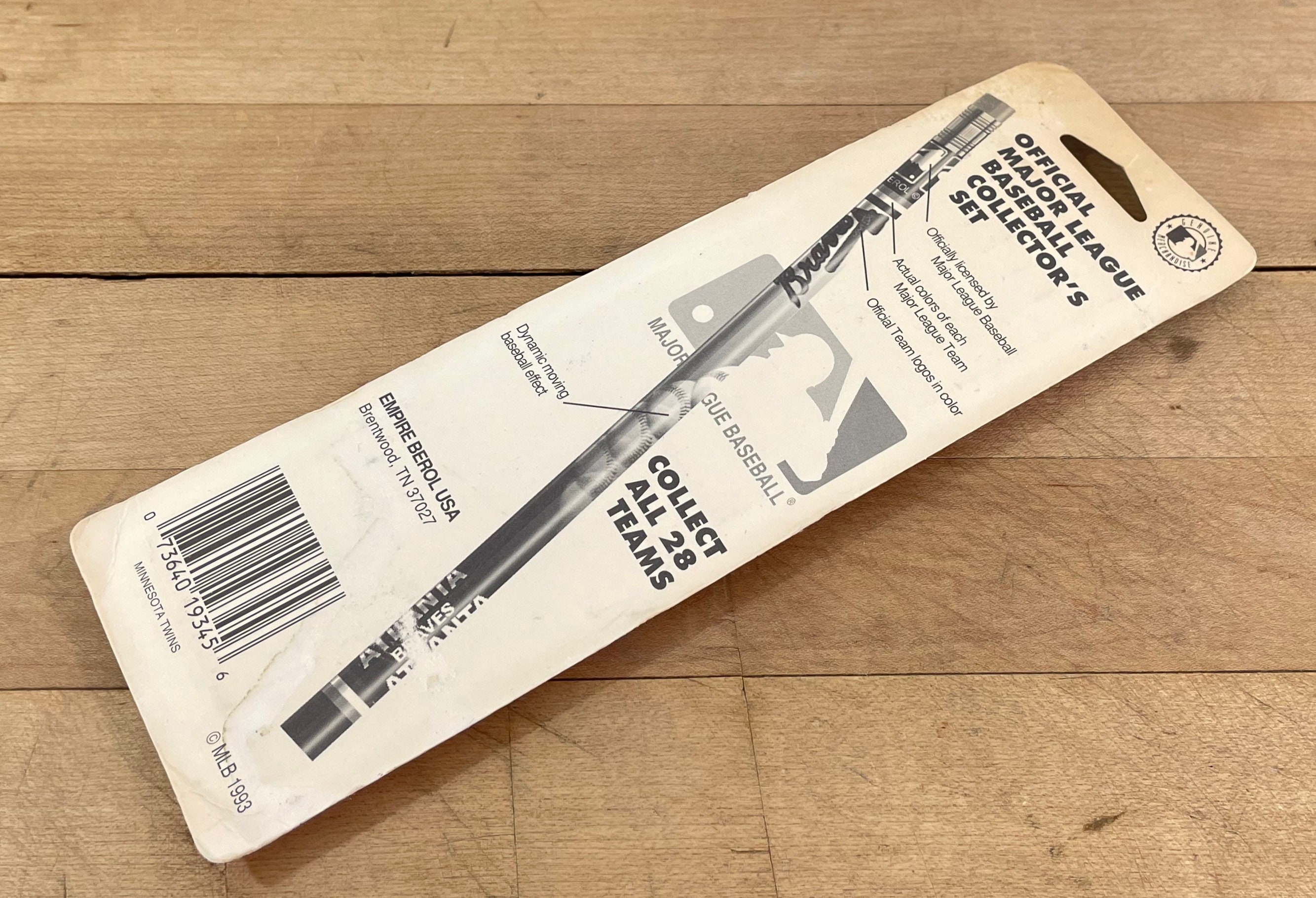 MLB Collector's Pencil Set 1993 Minnesota Twins Set of 6 Team Pencils ...