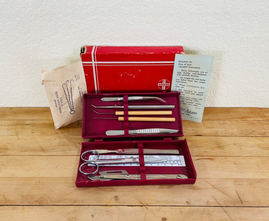 Clay Adams Student Dissecting Kit in Plastic Biocase Dissecting Set - Etsy