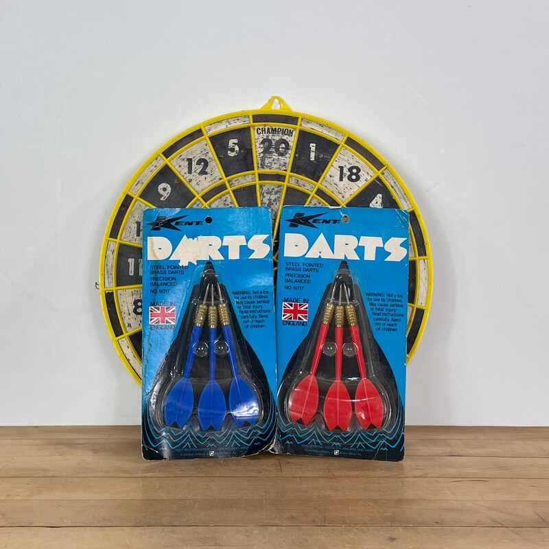 Vintage Dart Board - Etsy