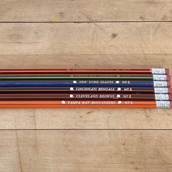Nfl Pencils - Etsy