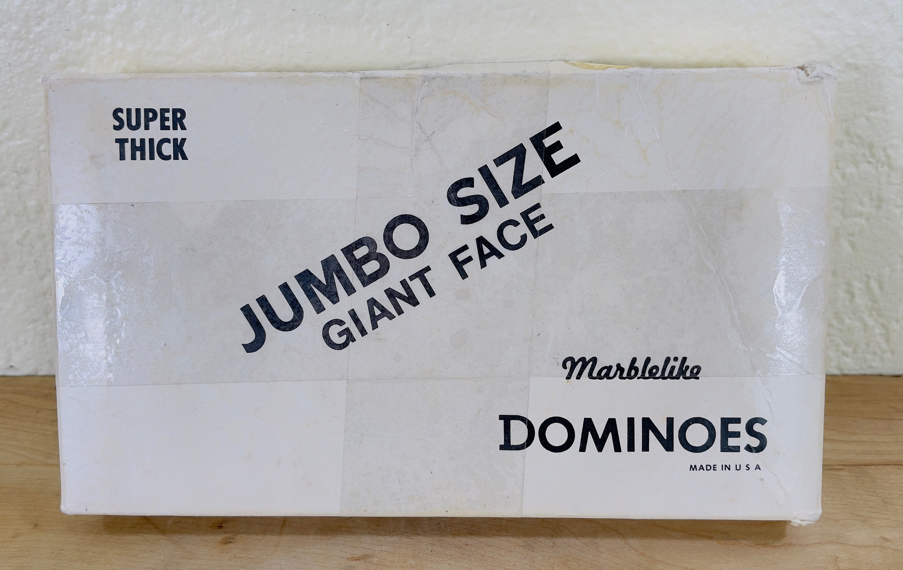 Vintage Puremco Black Jumbo Size Giant Face Marblelike Super Thick ...