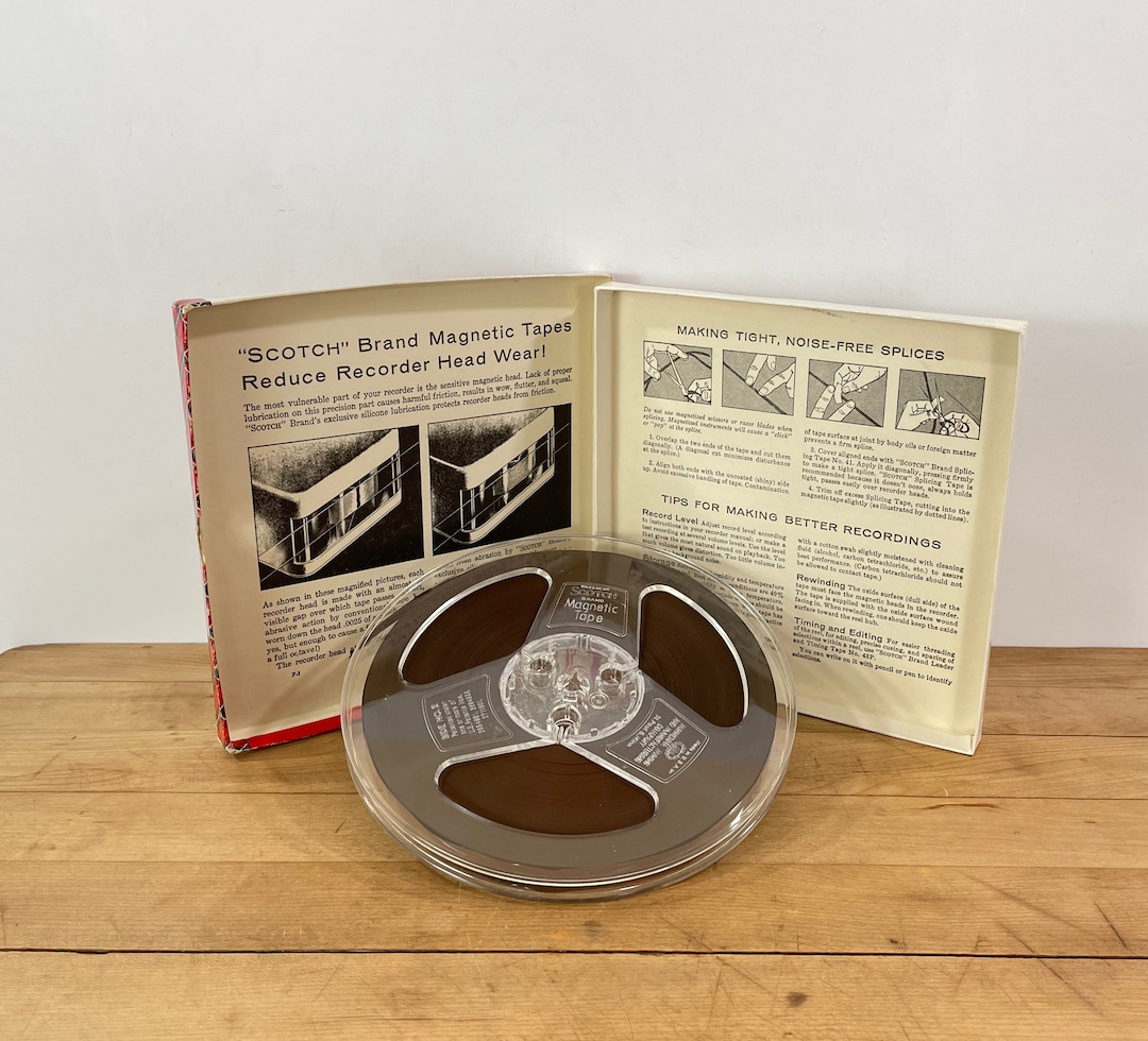 Scotch Magnetic Tape Reel to Reel No. 111-12 Plastic 1200 Feet, Used - Etsy